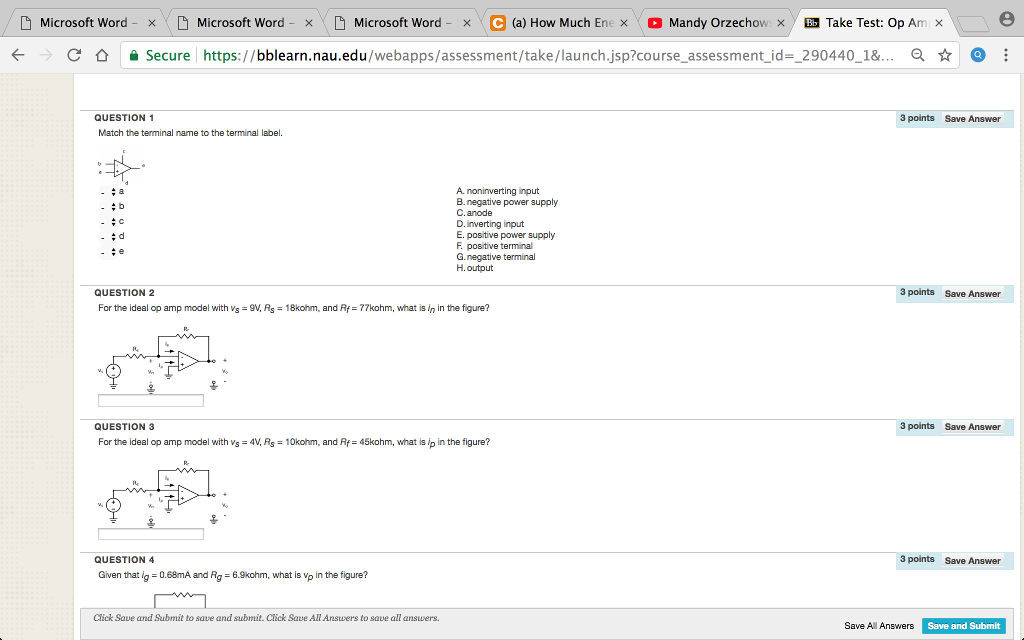 Solved Microsoft Word-X C 公 secure https://bblearn . nau | Chegg.com