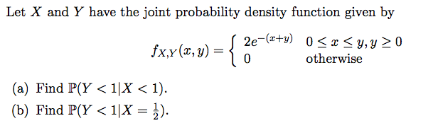 Solved Let X and Y have the joint probability density | Chegg.com