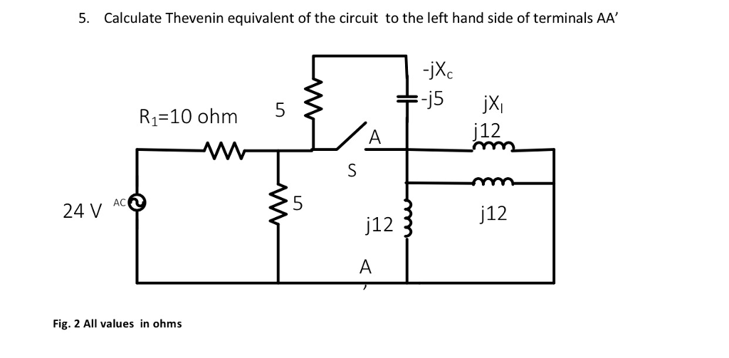 Solved Calculate Thevenin equivalent of the circuit to the | Chegg.com