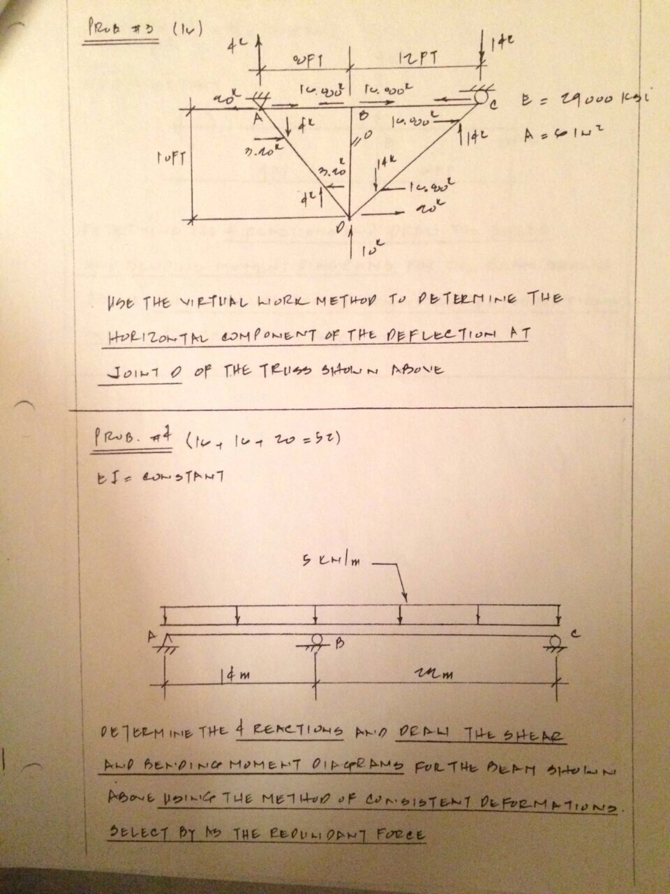 STRUCTURAL ANALYSIS please Answer Question 3 and 4 | Chegg.com