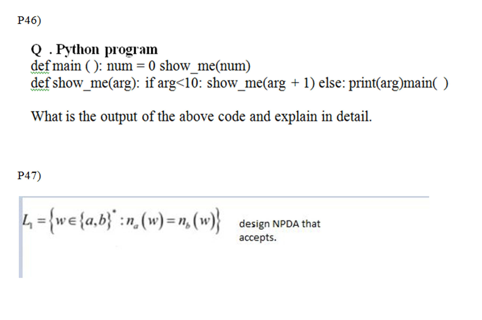 Solved Python Program Def Main Num 0 Show Me num Chegg