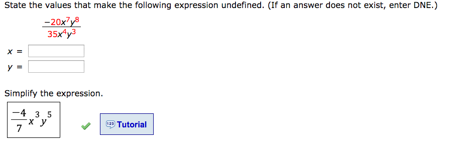 Solved State the values that make the following expression | Chegg.com