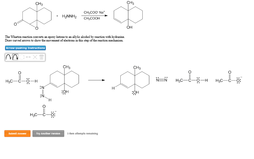 Solved The Wharton reaction coverts an epoxy ketone to an | Chegg.com