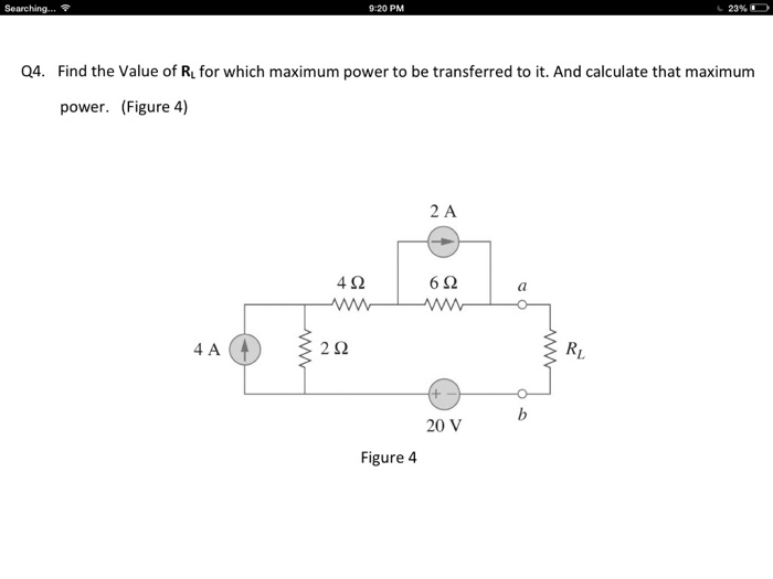Solved Q4. Find the Value of RL for which maximum power to | Chegg.com