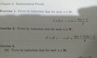 Solved Chapter 2. Mathematical Proofs Exercise 1. Prove by | Chegg.com