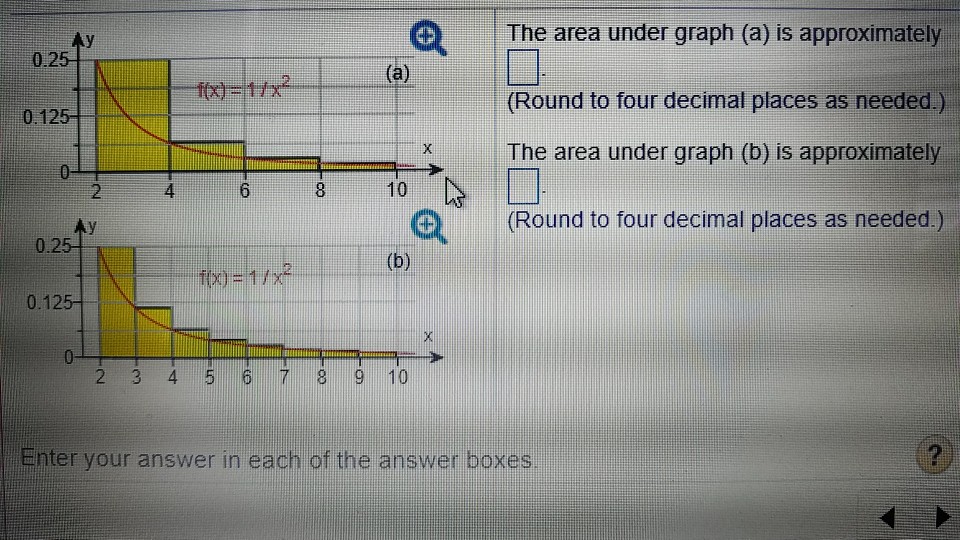 Solved a) Approximate the area under graph (a) of f(x) 1/x | Chegg.com