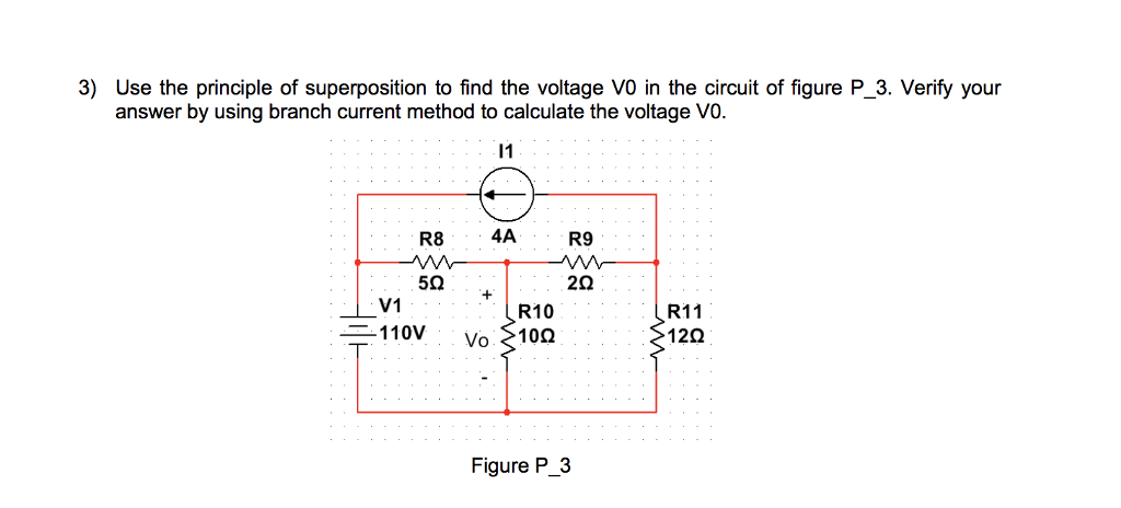 Solved 3) Use the principle of superposition to find the | Chegg.com