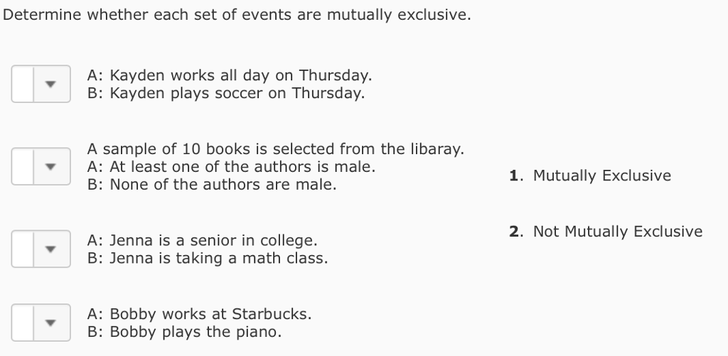 Solved Given an event A, the event that A does not occur is | Chegg.com