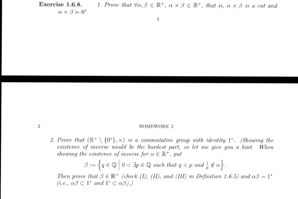 Prove that for all alpha , beta R+, alpha times beta | Chegg.com