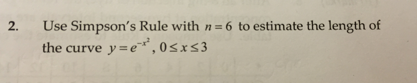 Solved Use Simpson?s Rule with n = 6 to estimate the length | Chegg.com