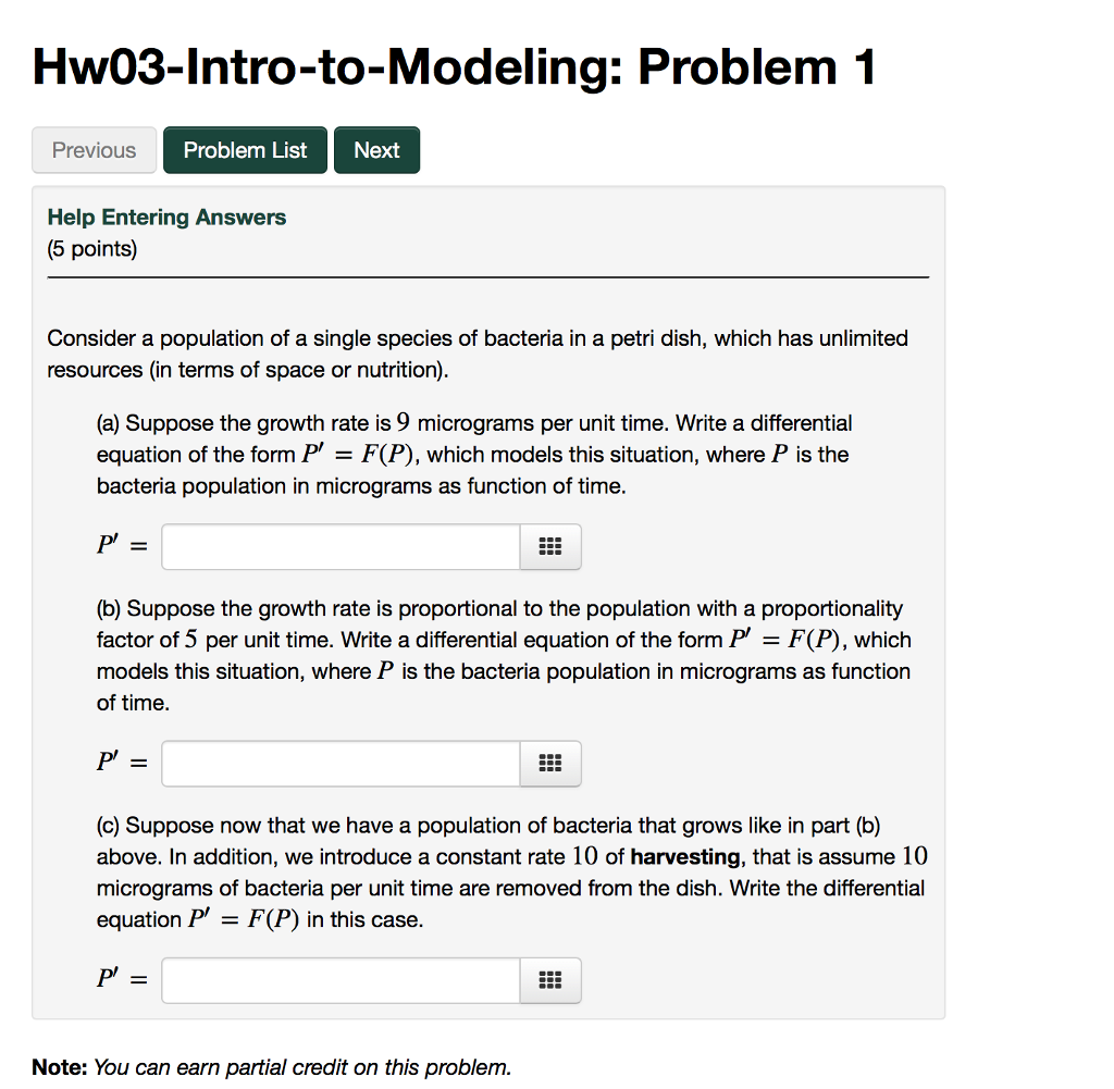 Solved Hw03-lntro-to-Modeling: Problem1 Previous Probl | Chegg.com