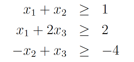Solved Consider polyhedron P described by the following | Chegg.com