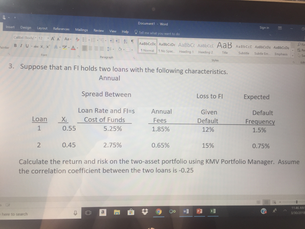 Solved 0 Document1 - Word Insert Design Layout References | Chegg.com