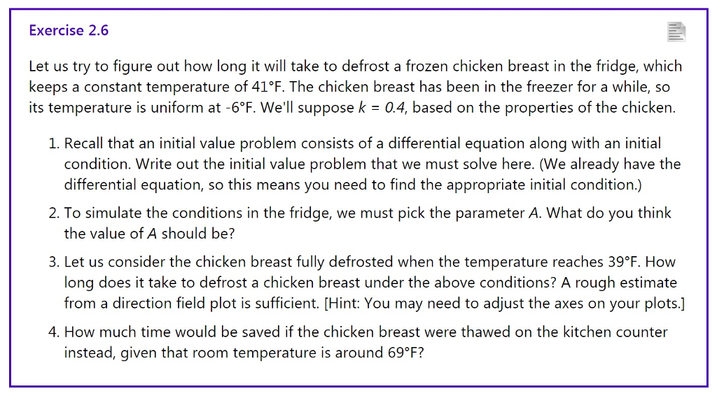 Solved Exercise 2.6 Let us try to figure out how long it | Chegg.com