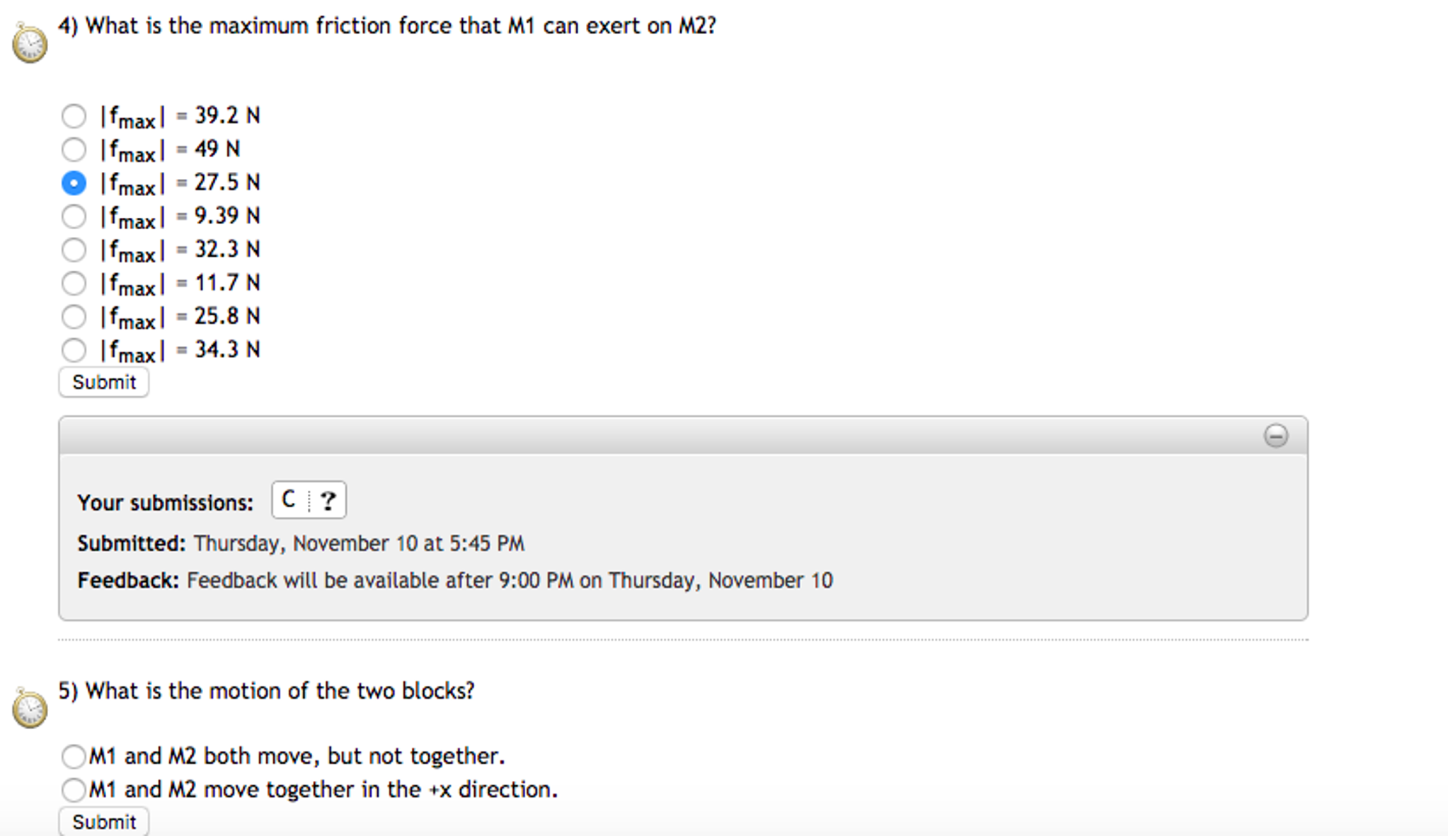 Solved The next three questions pertain to the following | Chegg.com