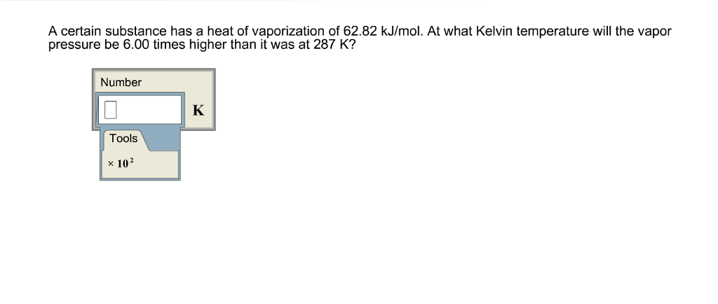 Solved A certain liquid has a vapor pressure of 92.0 Torr at | Chegg.com