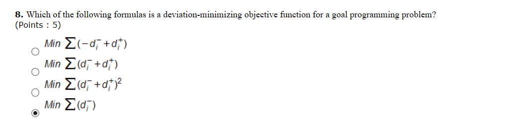 Solved 8. Which of the following formulas is a | Chegg.com