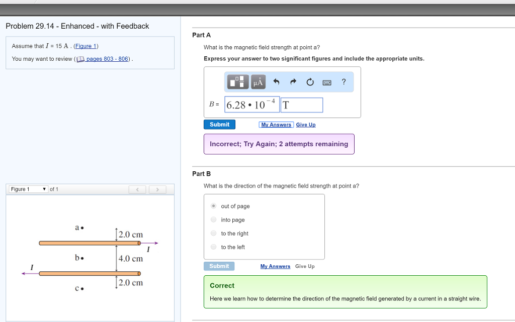 Solved Problem 29.14 Enhanced with Feedback Assume that I 15 | Chegg.com