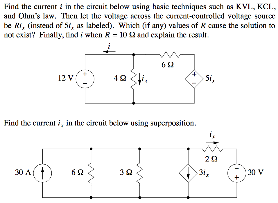 Solved Find the current i in the circuit below using basic | Chegg.com