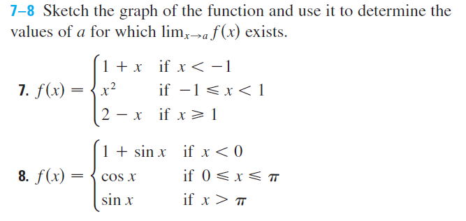 Solved 7-8 Sketch the graph of the function and use it to | Chegg.com
