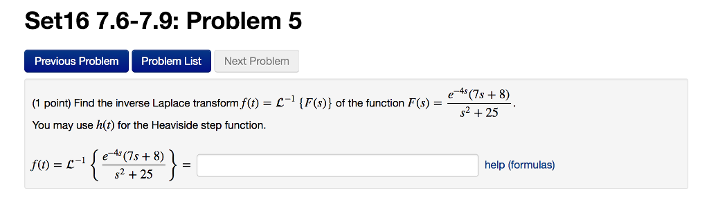 Solved Set16 7.6-7.9: Problem5 Previous Problem Problem List | Chegg.com