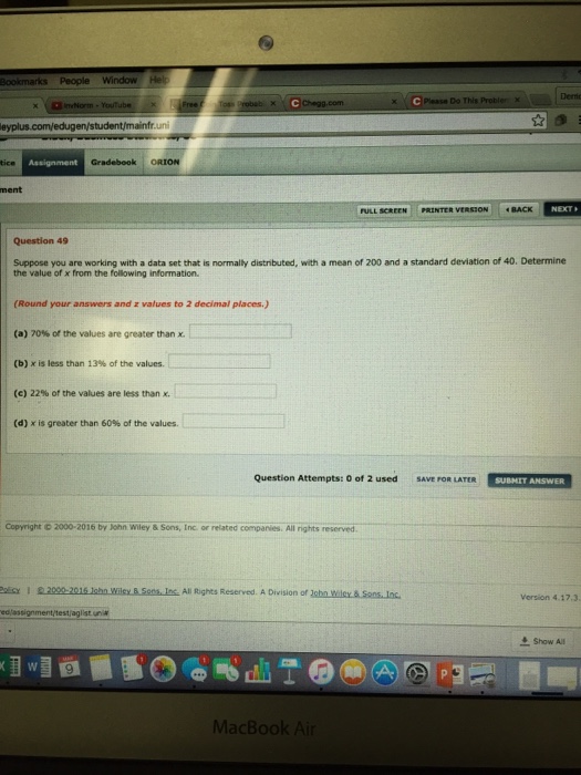 Solved Suppose you are working with a data set that is | Chegg.com