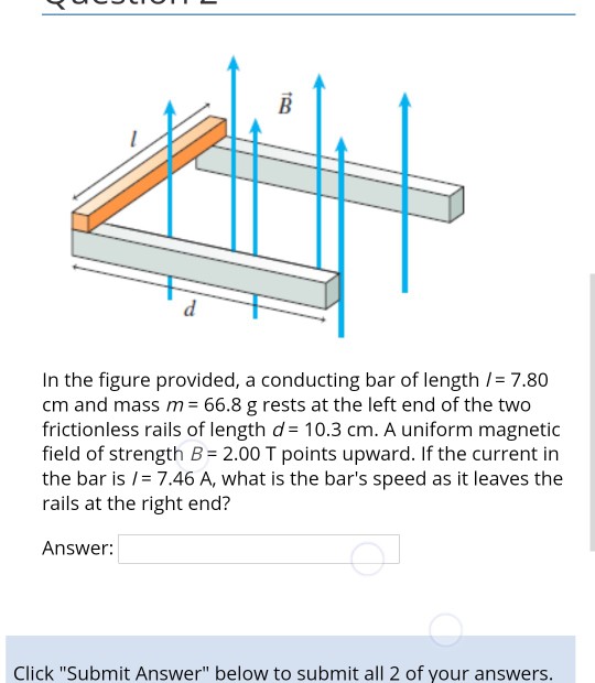 Solved In the figure provided, a conducting bar of length | Chegg.com