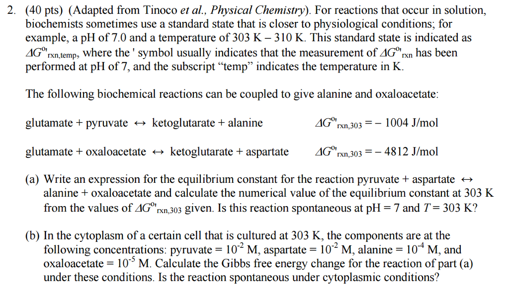 Solved Hi This is a physical Chemistry problem Could you | Chegg.com