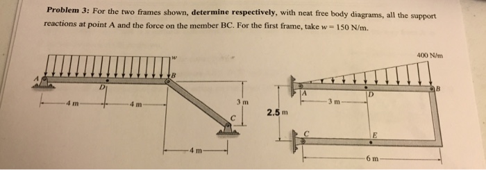 Solved For the two frames shown, determine respectively, | Chegg.com