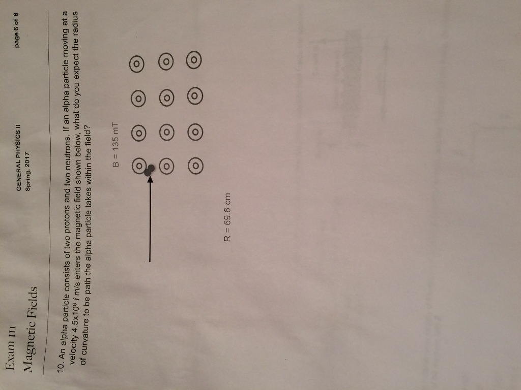 Solved An alpha particle consists of two protons and two | Chegg.com