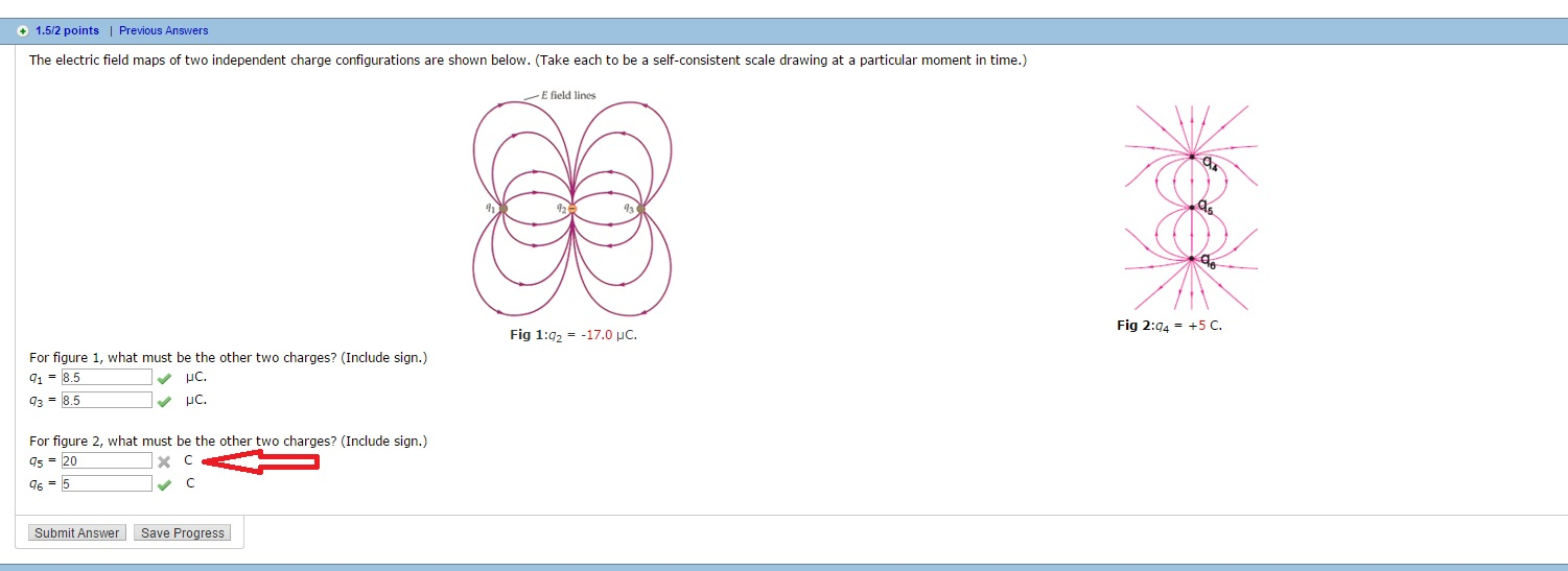 Solved The electric field maps of two independent charge | Chegg.com