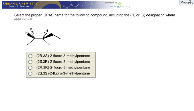 Solved Select the proper IUPAC name for the following | Chegg.com