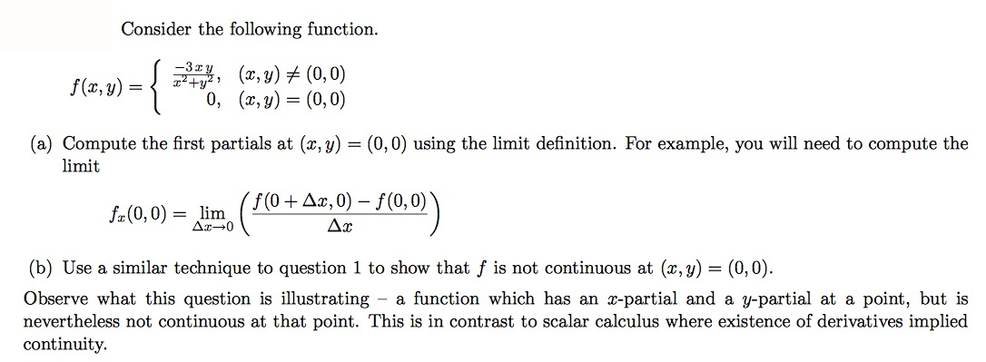Solved Consider the following function. Compute the first | Chegg.com