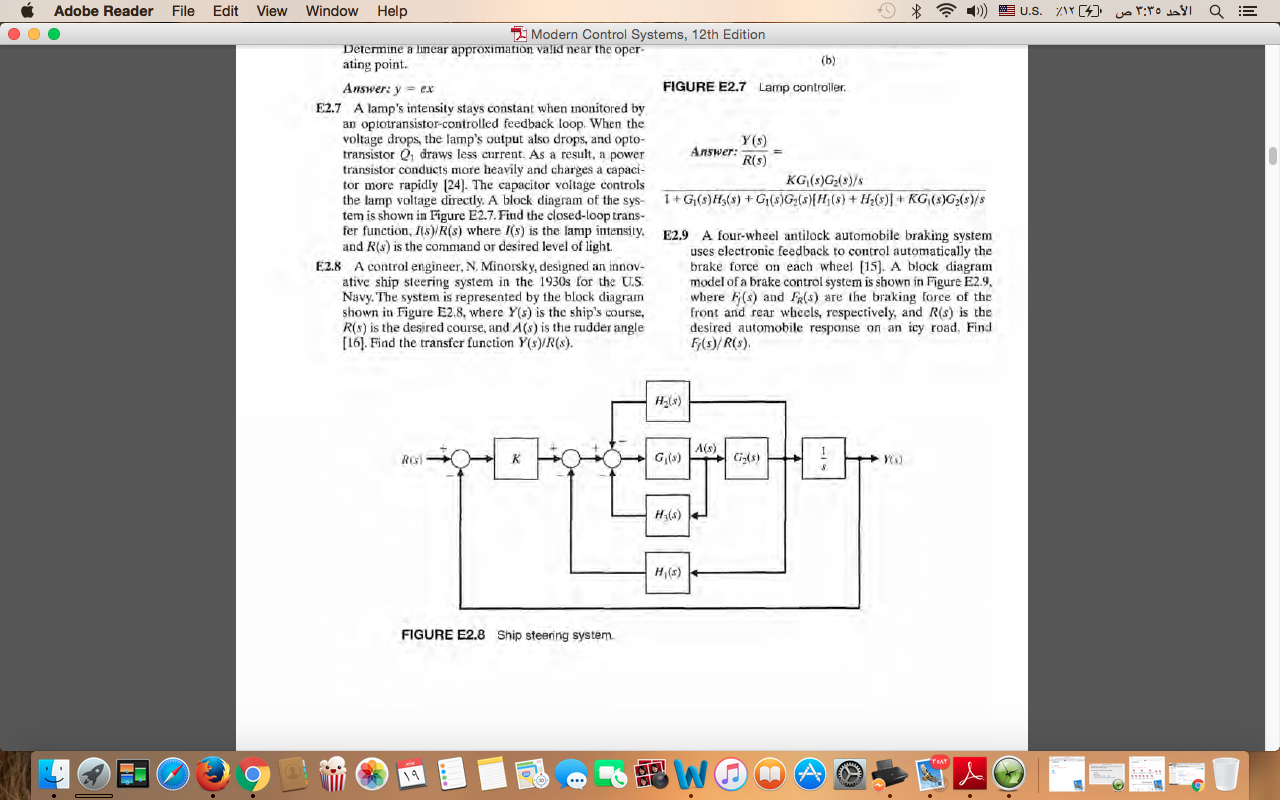 Solved A control engineer. N. Minorsky, designed an | Chegg.com