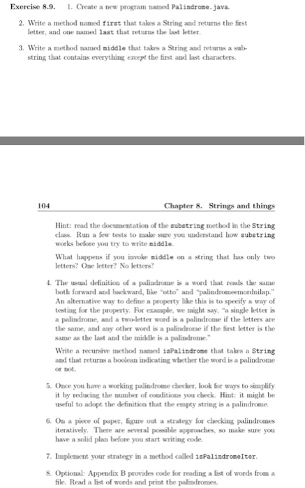 Solved Exercise 8.9. Create a new program named | Chegg.com