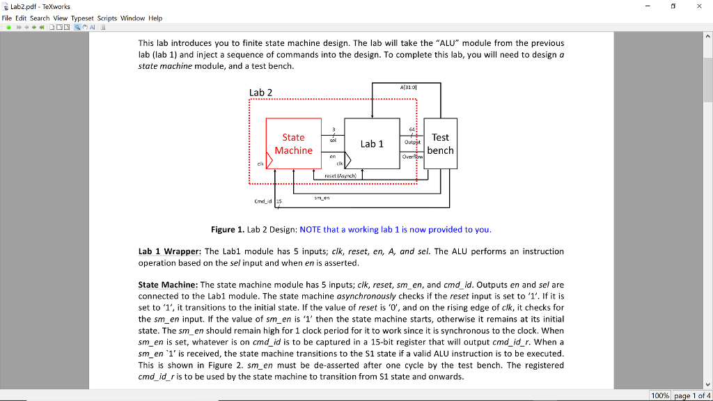 Lab2.pdf-TeXworks File Edit Sech View Typeset Scripts | Chegg.com