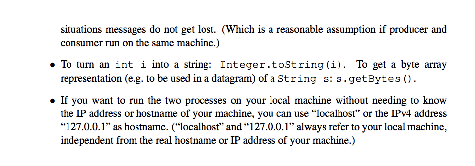 Solved Create a Java solution for the producer-consumer | Chegg.com