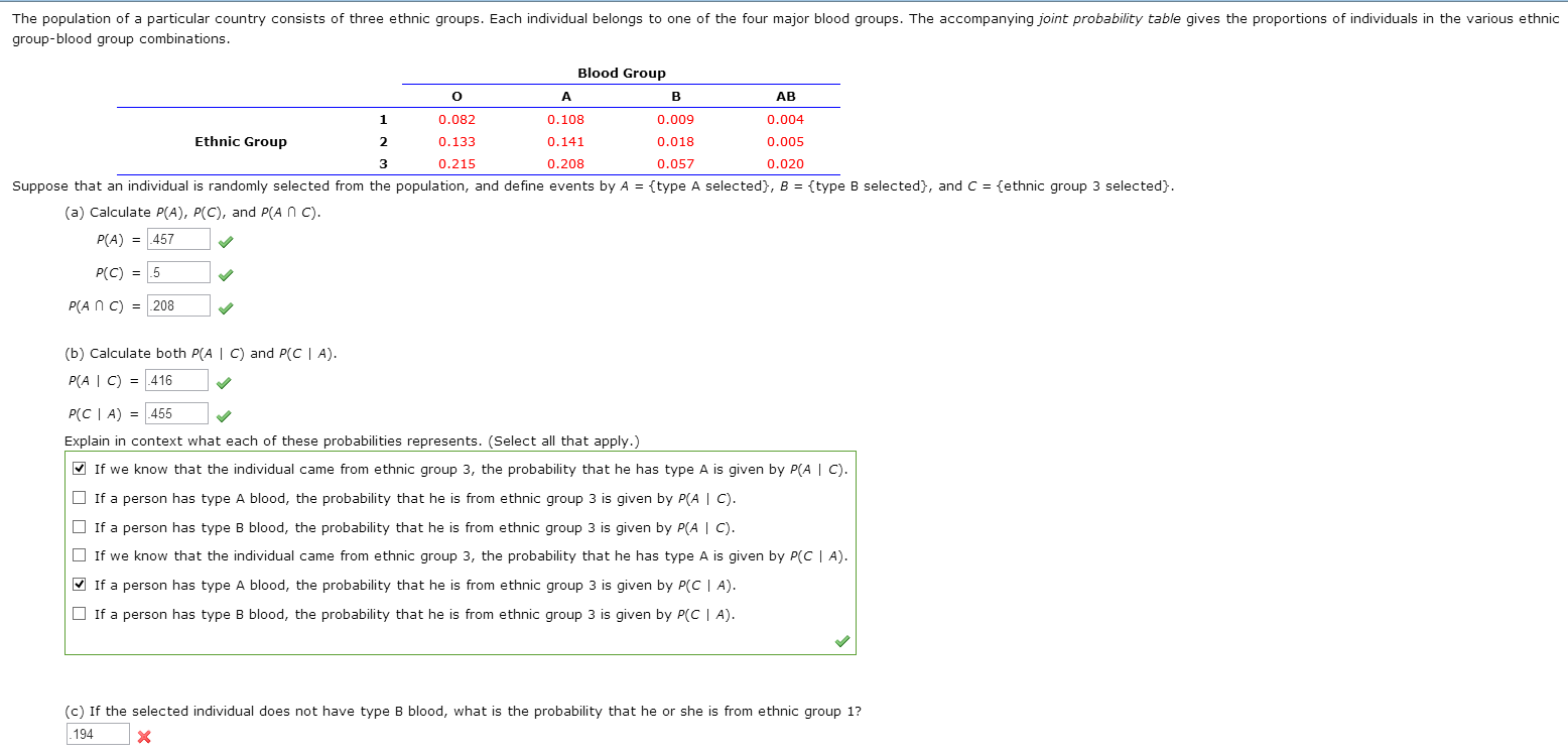 Solved The population of a particular country consists of | Chegg.com