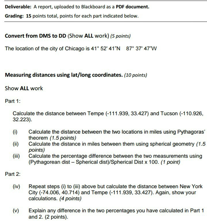Solved Deliverable: A report, uploaded to Blackboard as a | Chegg.com