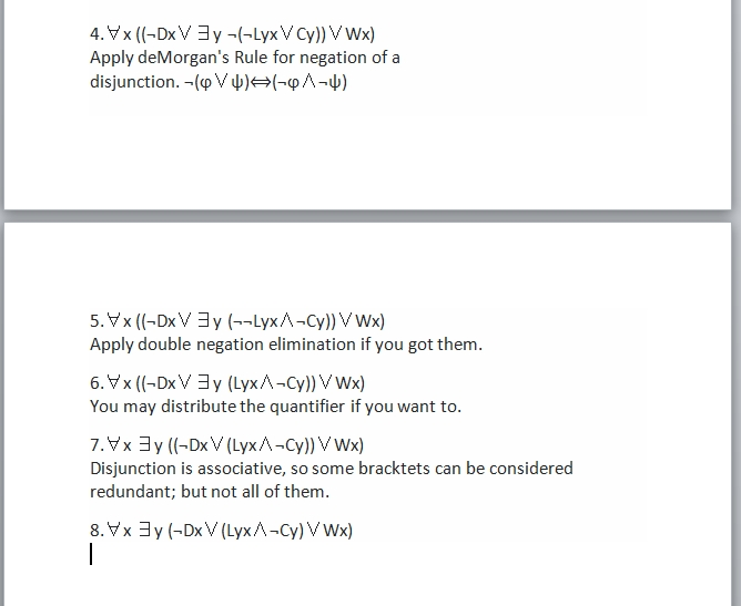 Solved Apply deMorgan's Rule for negation of a Apply double | Chegg.com