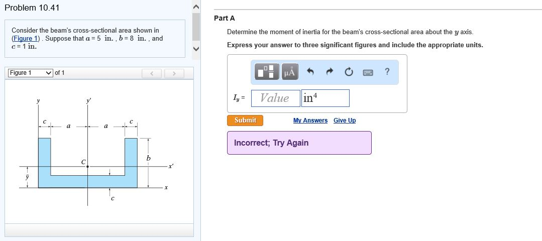 Solved Consider the beam?s cross-sectional area shown in | Chegg.com