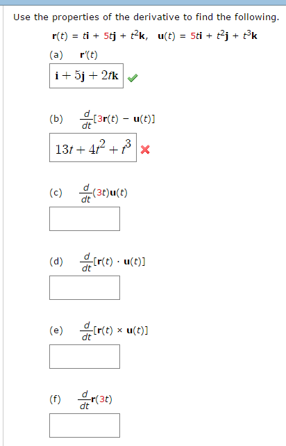Solved Use the properties of the derivative to find the | Chegg.com