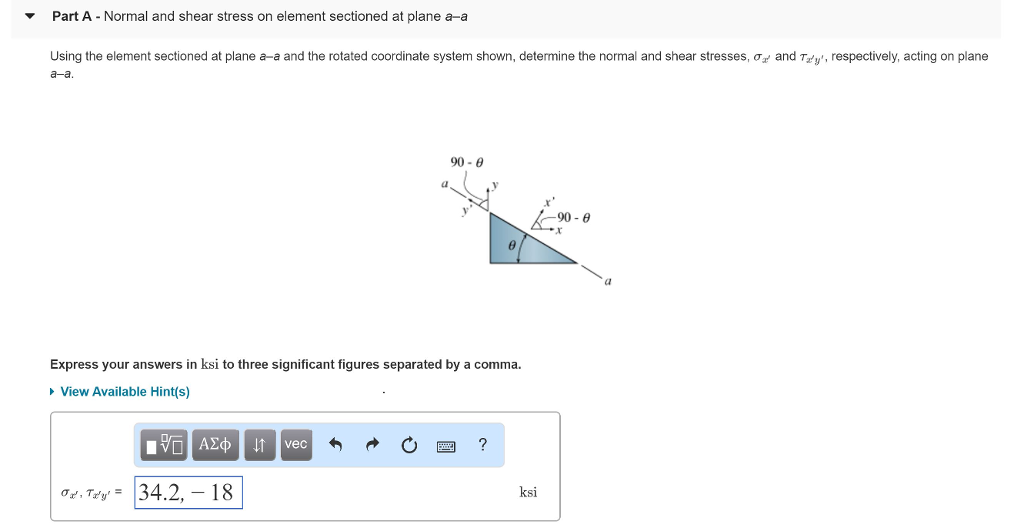 Solved To use fundamental geometric and statics methods to | Chegg.com