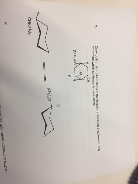 Solved Draw both chair conformations of the following | Chegg.com