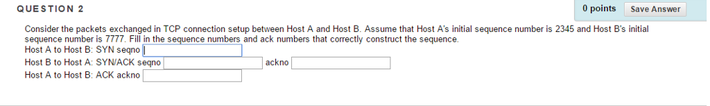 Solved Consider the packets exchanged in TCP connection | Chegg.com