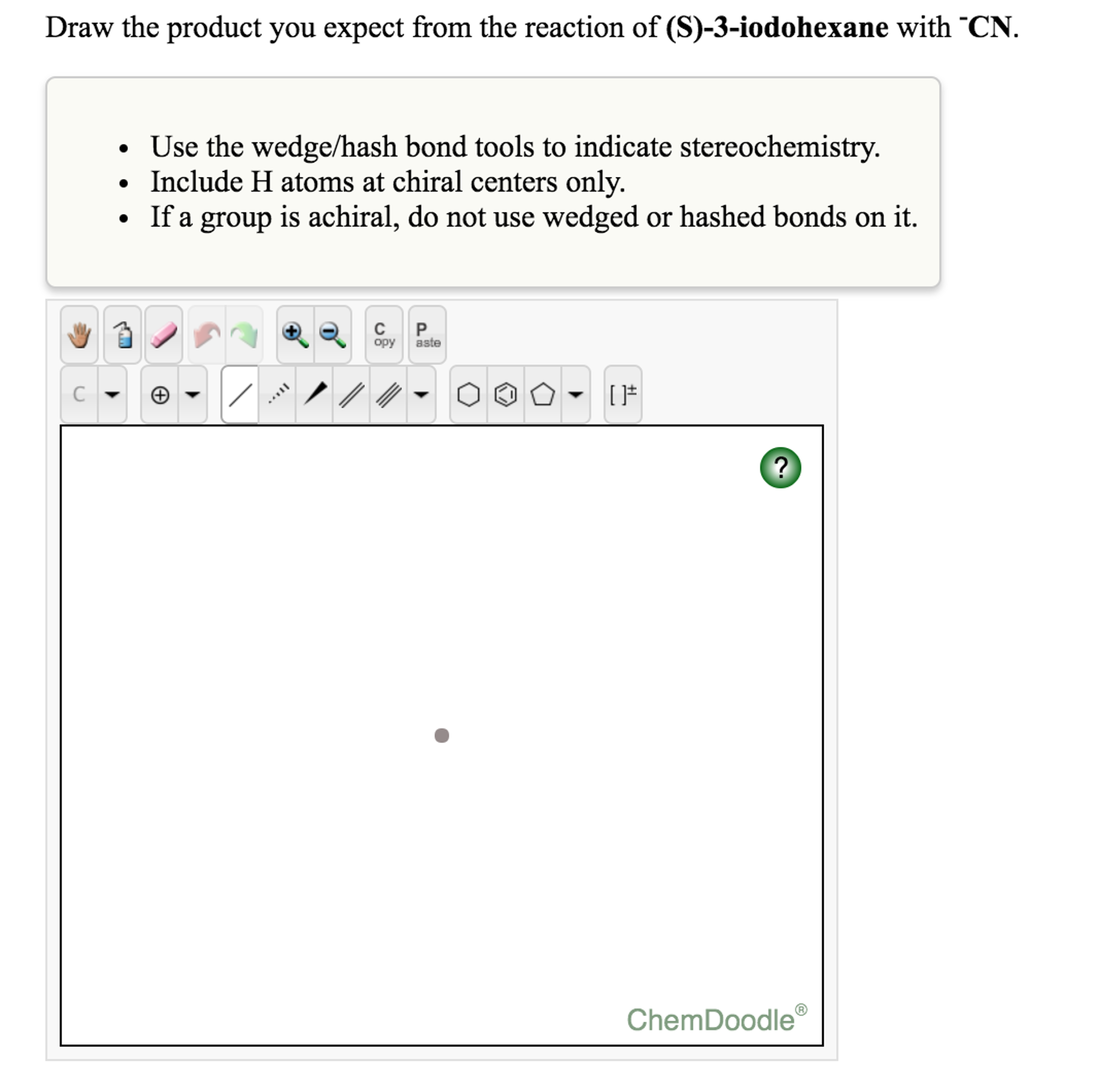 Solved Draw The Product You Expect From The Reaction Of