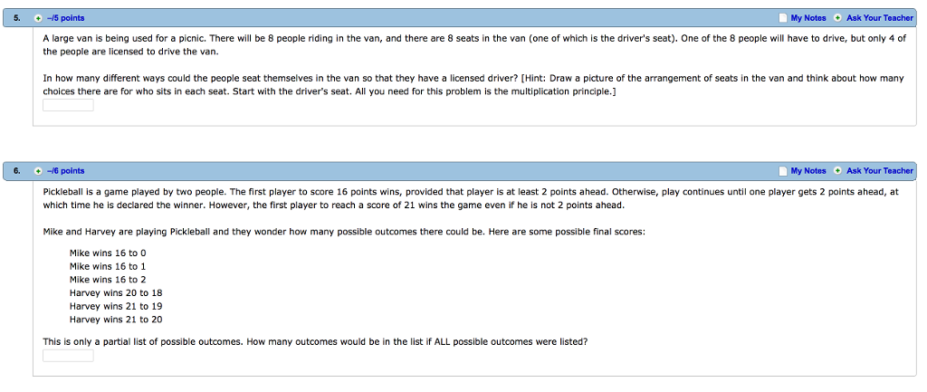 Solved A large van is being used for a picnic. There will be | Chegg.com