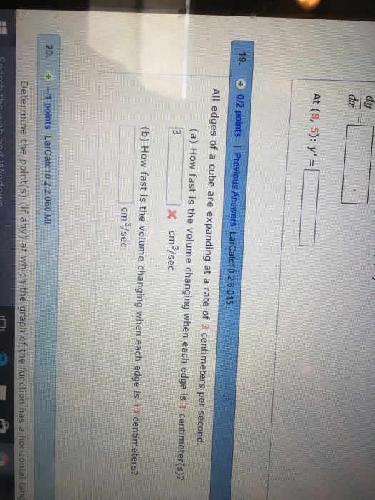 Solved All edges of a cube are expanding at a rate of 3 | Chegg.com