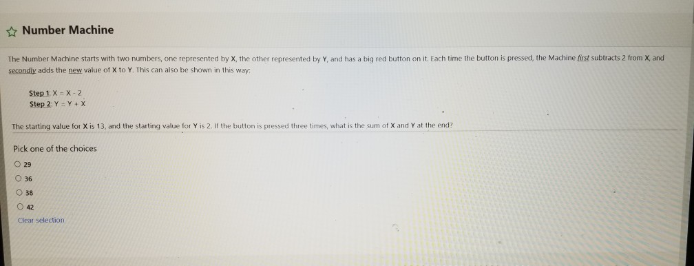 Solved ☆ Number Machine The Number Machine starts with two | Chegg.com