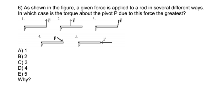 Solved As shown in the figure, a given force is applied to a | Chegg.com